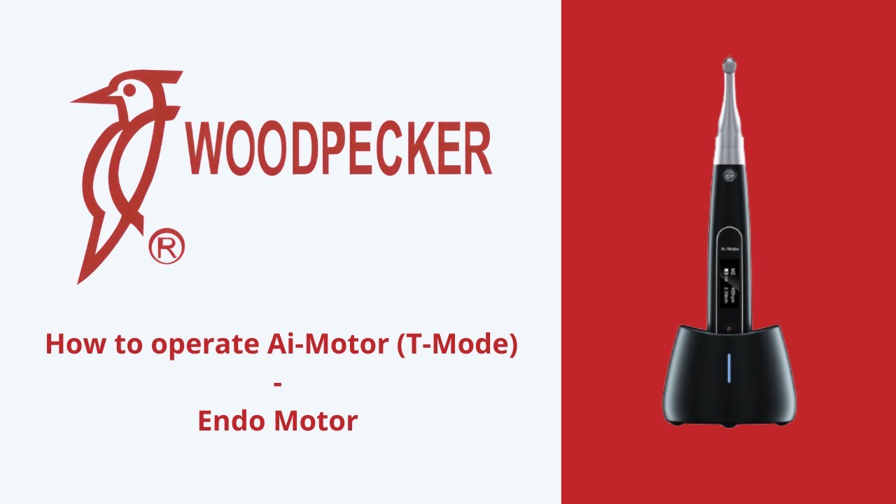 How to Operate the Ai-Motor (T-Mode) Endo Motor - Woodpecker - YouTube