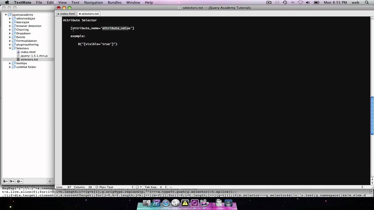 Jquery Basics 1 Selectors Youtube