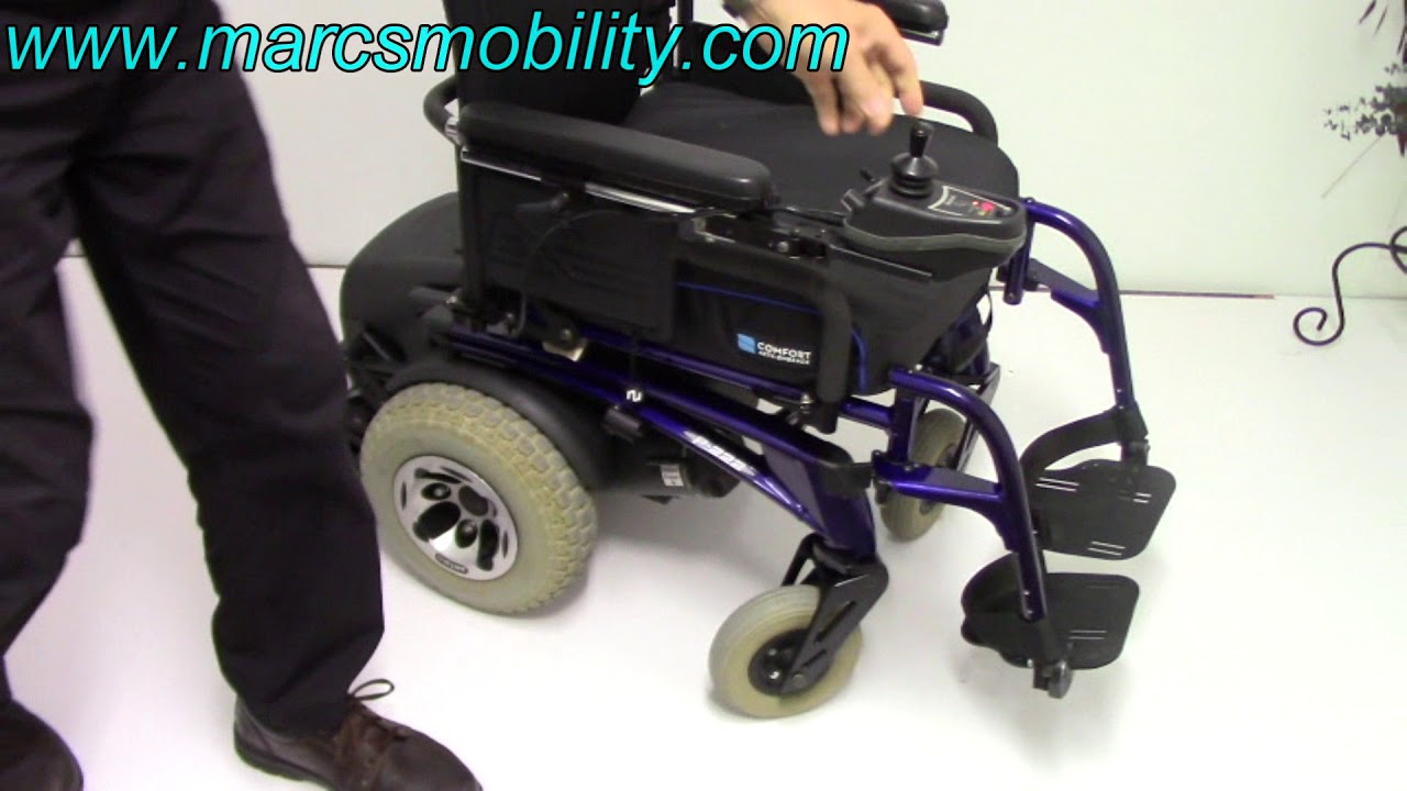 Sunrise Medical Quickie P222 #835 Very Fast Power Chair - YouTube
