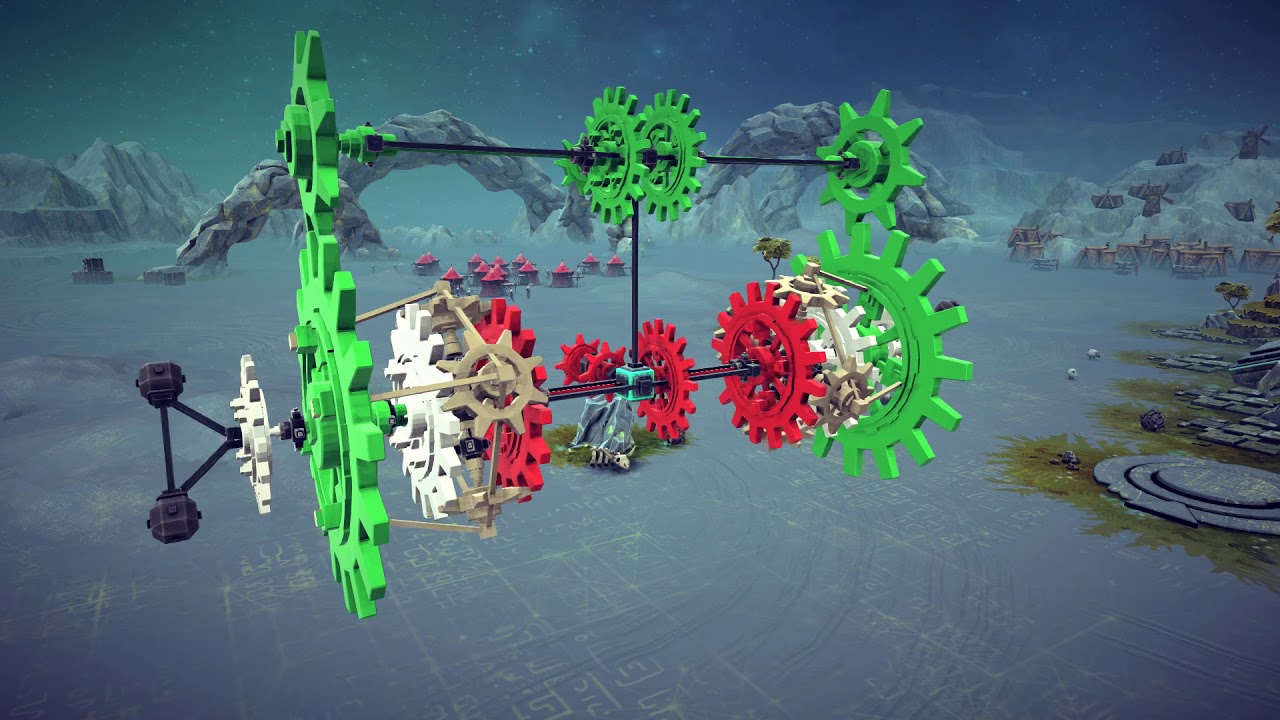 Double Differential Tank Steering - Besiege - YouTube