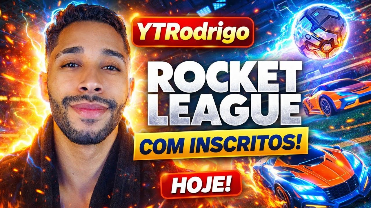 ROCKET LEAGUE COM INSCRITOS! 🔥 HOJE VAI SER INSANO!! ⚽🚗 @Erickcreedee ...