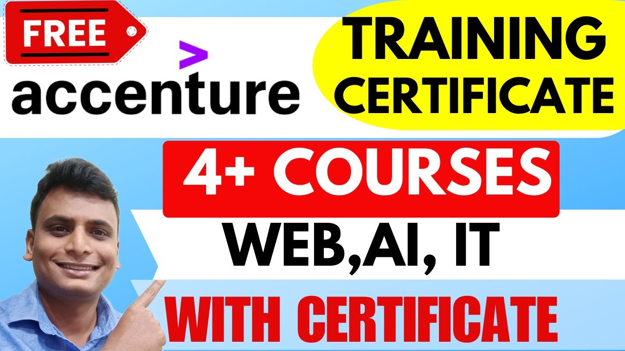 Accenture Just Launched 4 Free New Course With Certificate | Web | AI ...
