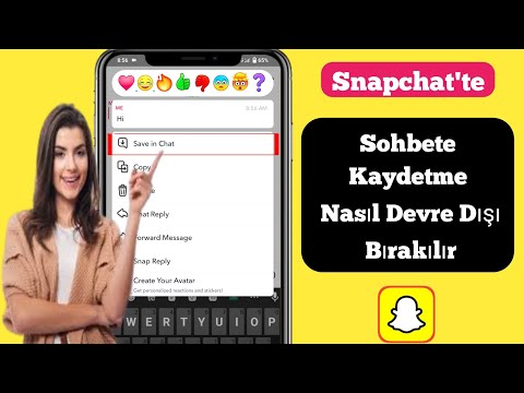 Snapchat 2024'te Sohbete Kaydetme Seçeneği Nasıl Devre Dışı Bırakılır