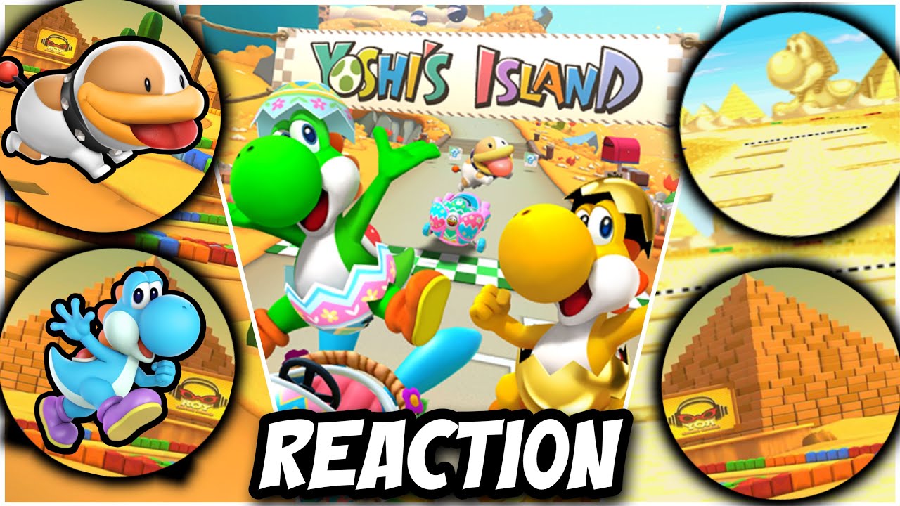 Poochy, Yoshi’s Island, Yoshi Desert FIRST IMPRESSIONS in Mario Kart ...