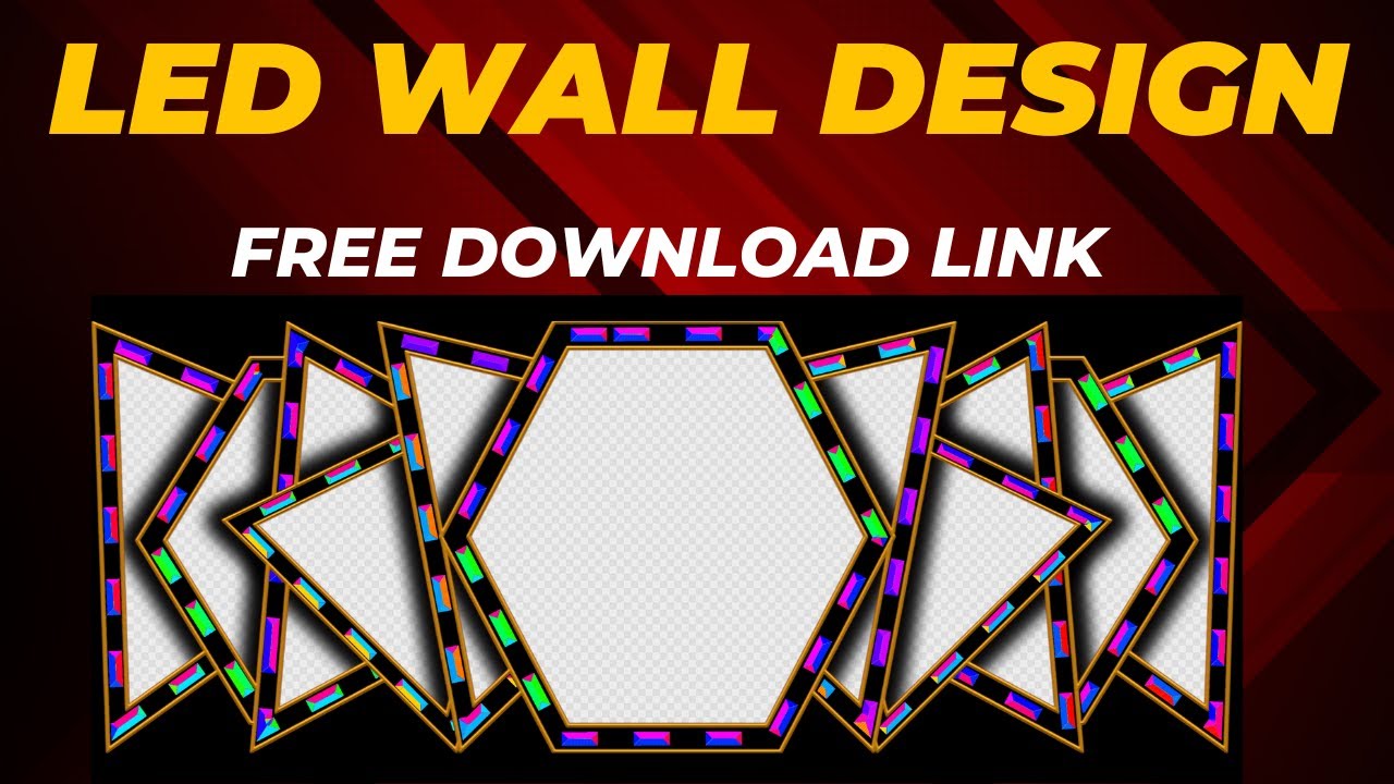 Led Wall Design Free Download Link Join @vfxmehra - YouTube