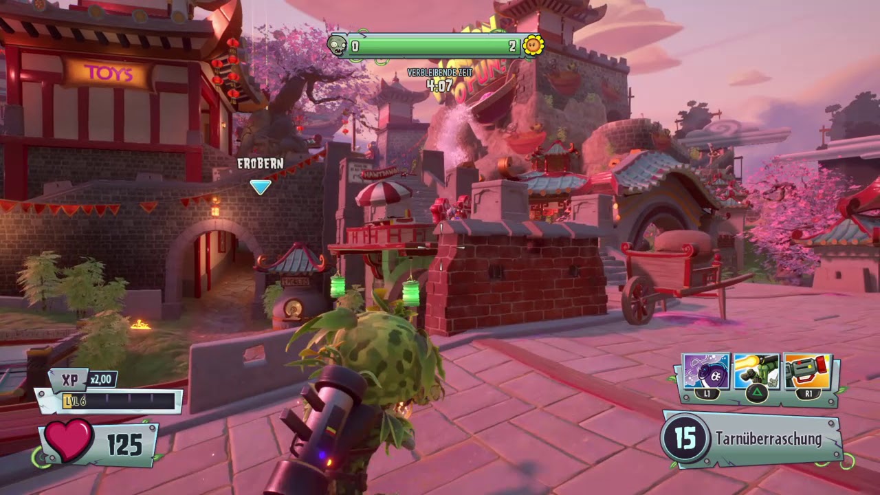 Plants vs Zombies GW2 | Map bug+Nuke? | - YouTube