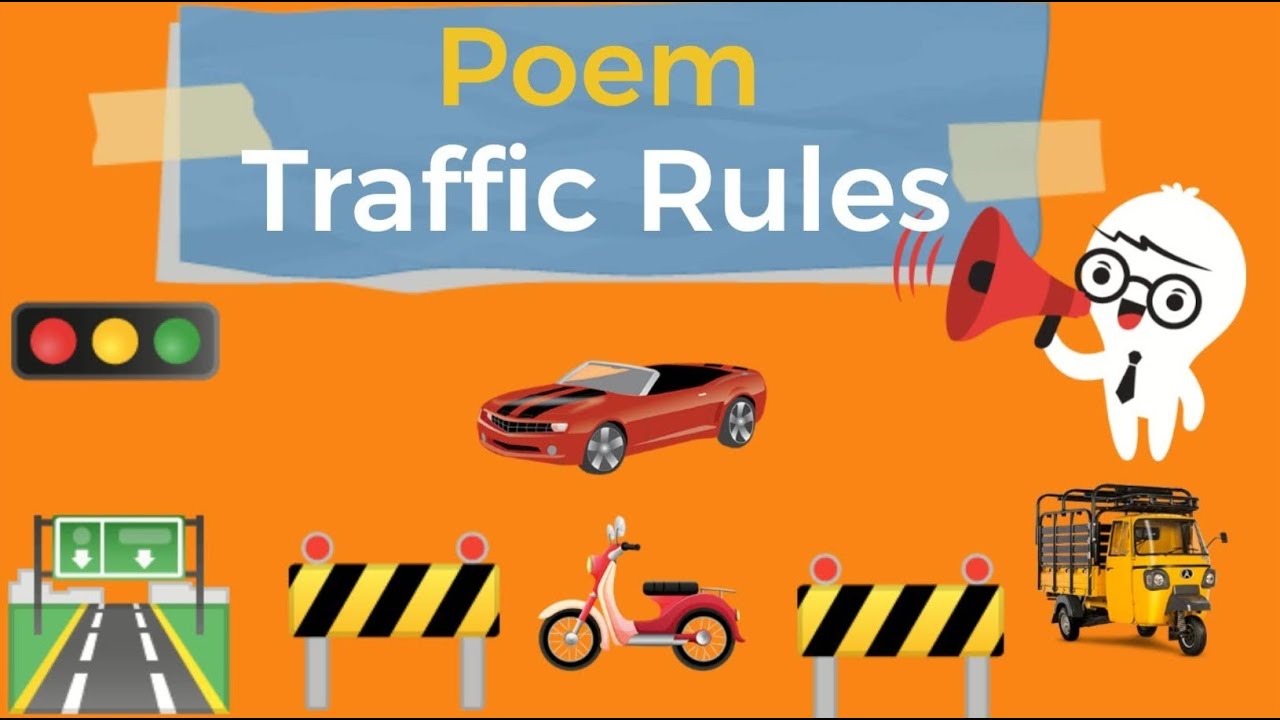 Poem on Traffic Rules 🚥🚸🛑 - YouTube