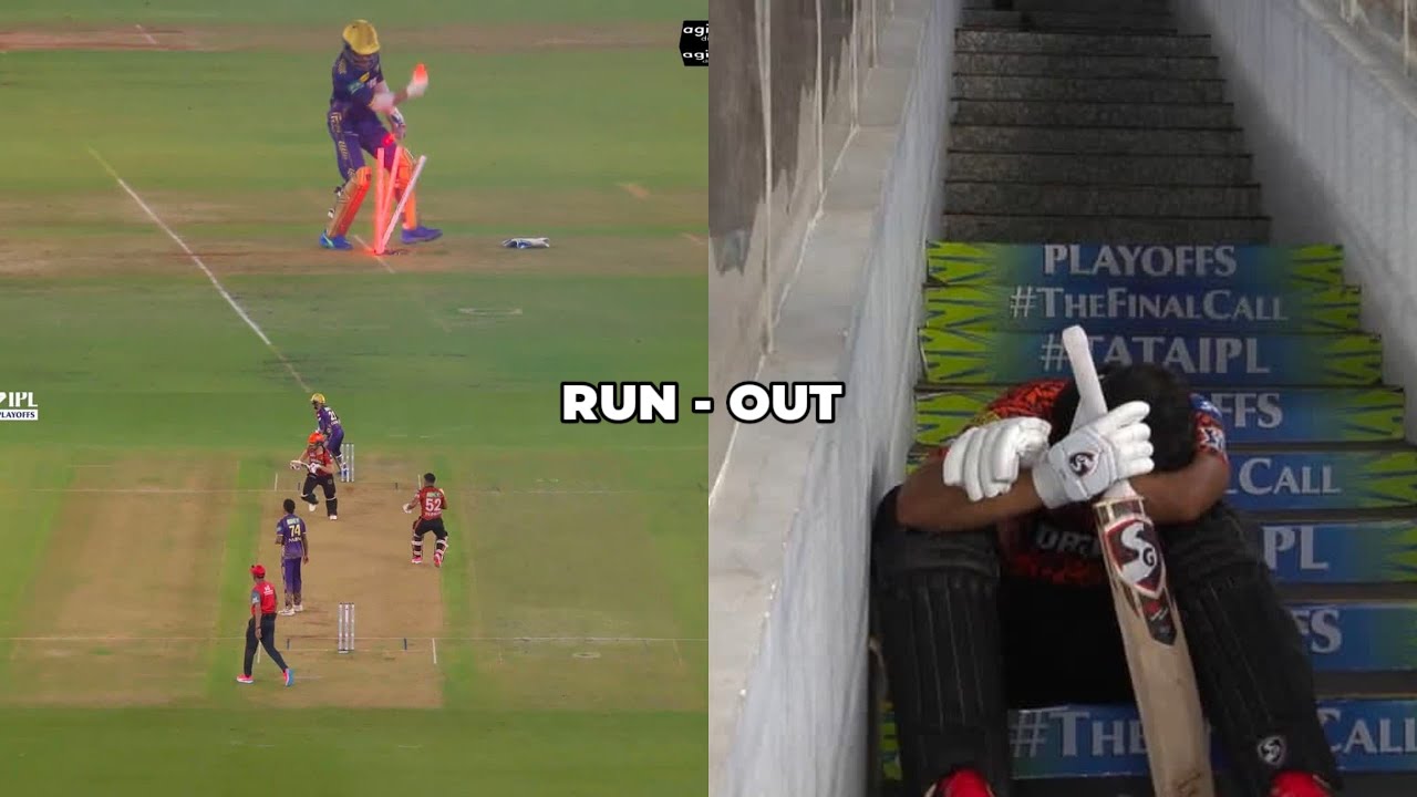 Rahul Tripathi Run Out By Andre Russell | Rahul Tripathi Crying After ...