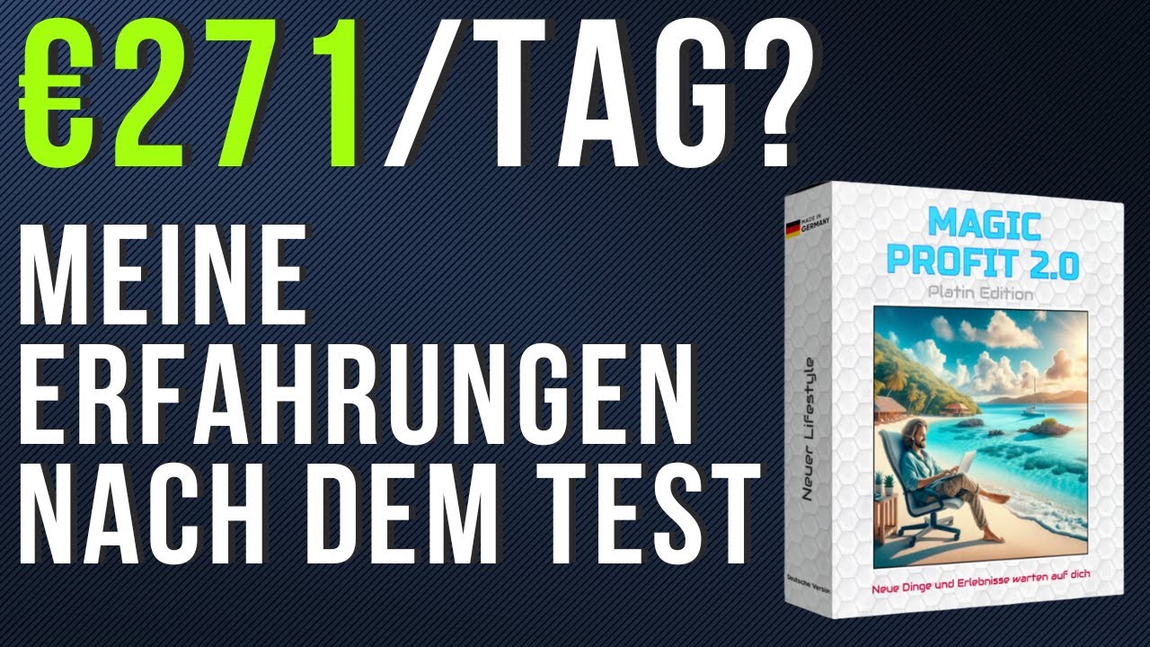 Magic Profit 2 0 Erfahrungen nach dem Kauf - Online Geld verdienen mit KI💵 - YouTube