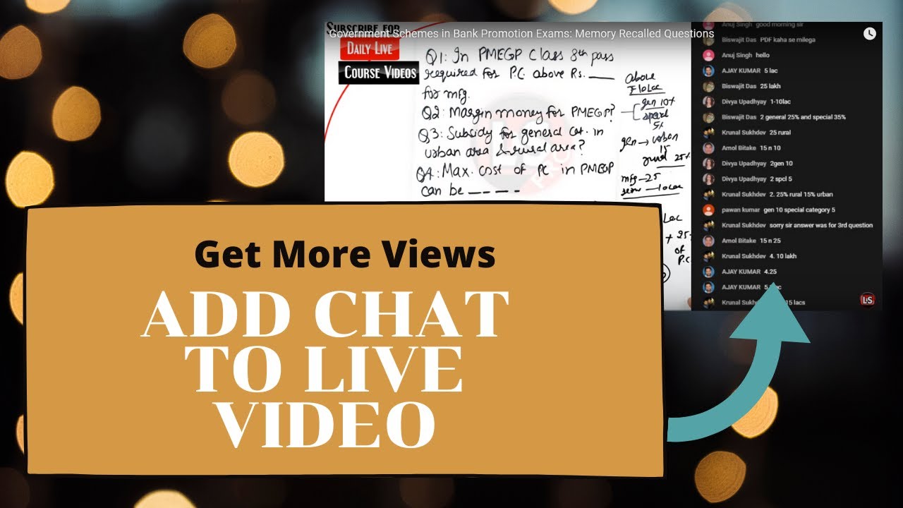 Add youtube chat box in Live video | OBS Tricks | Setup for Live Class ...