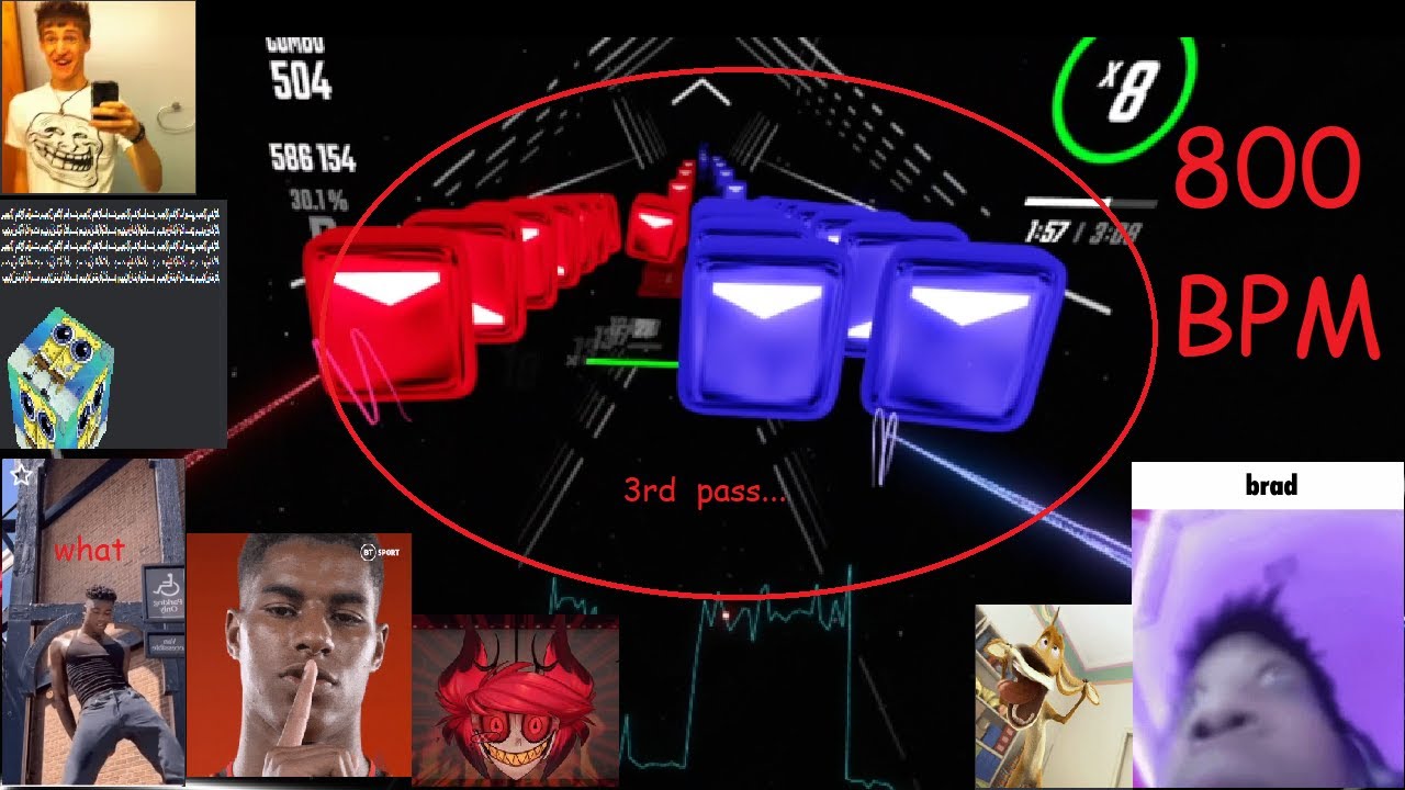 INSANE 800 BPM Stamina!!! | Alastor's Game 3rd pass - YouTube