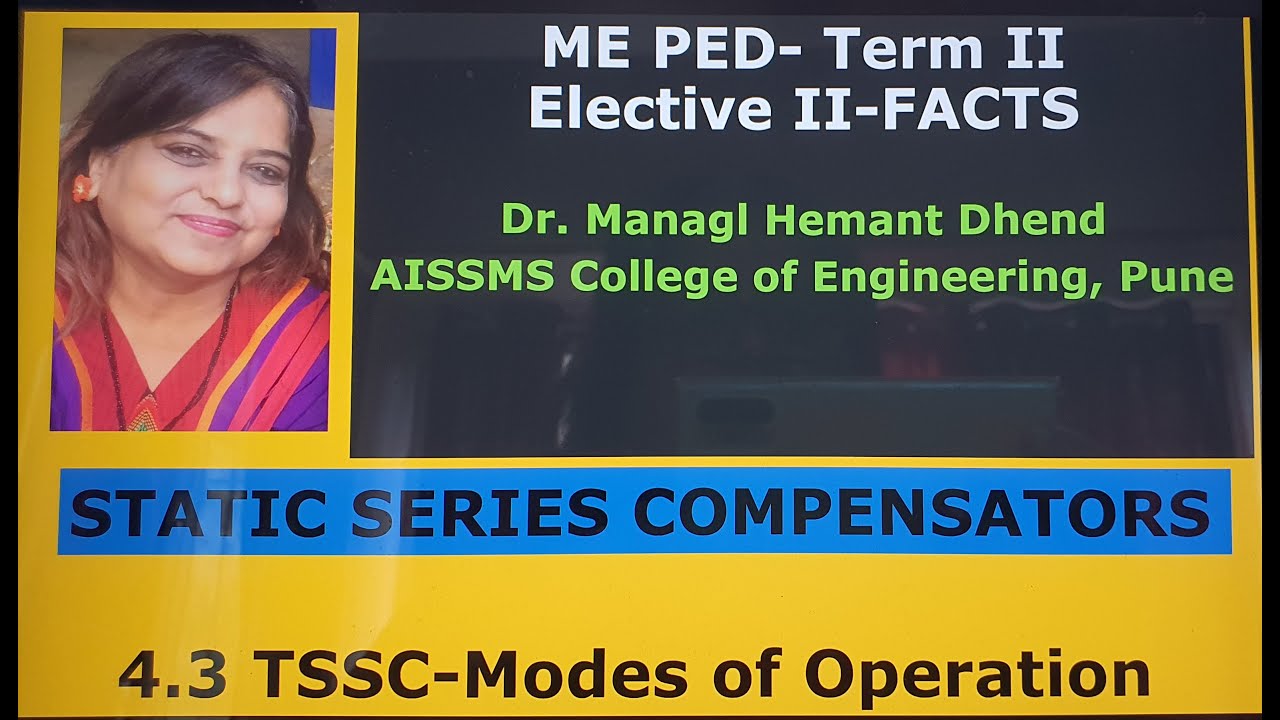 FACTS-Static Series Compensators-TSSC-Modes of Operation - YouTube