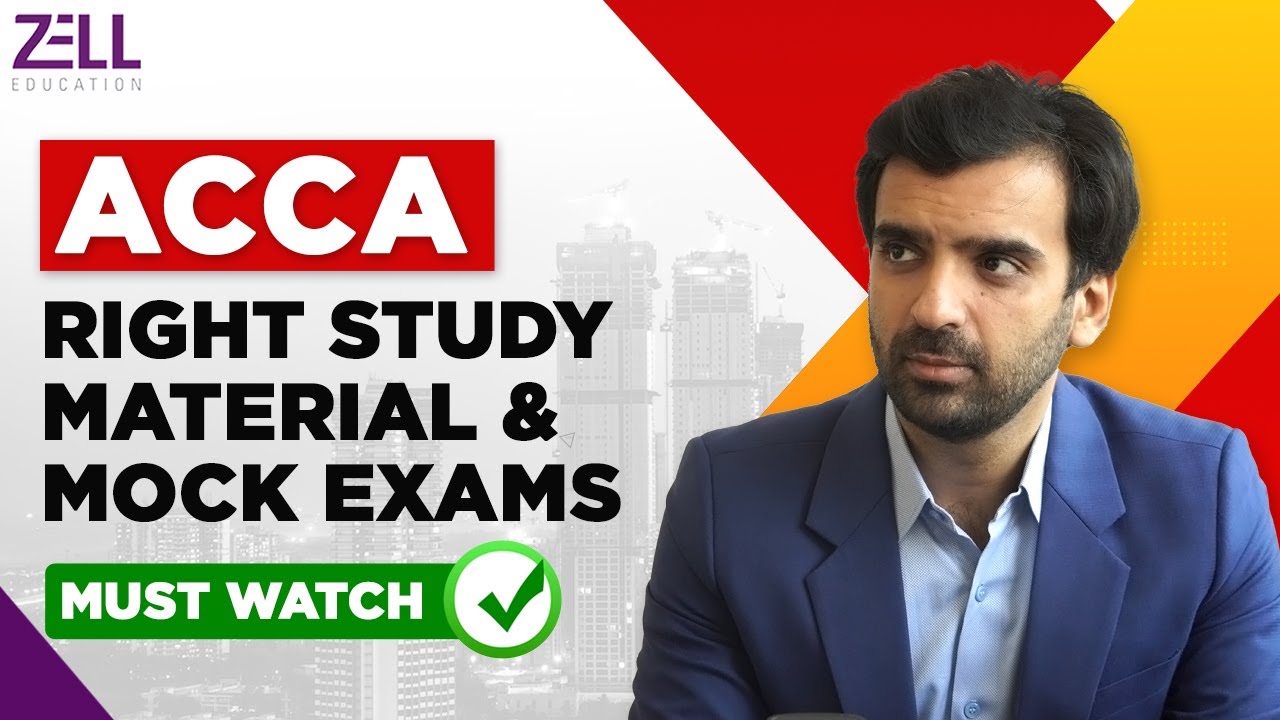 ACCA: Right Study Material & Mock Exams @ZellEducation - YouTube