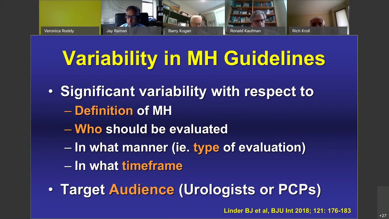 Urology Teaching Collaborative | 6/4/20 | Dr. Jay Raman: Microhematuria ...