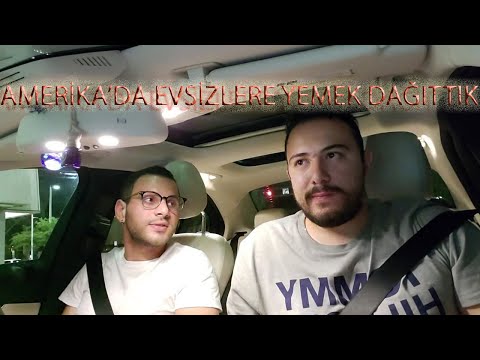 Amerika'da Evsizlere Yemek Dağıttık!  (Korona Süreci)