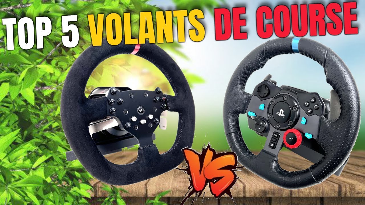 TOP 5 : Meilleur Volant de course 2024 pour PC, PS5 PS4 ET Xbox - YouTube