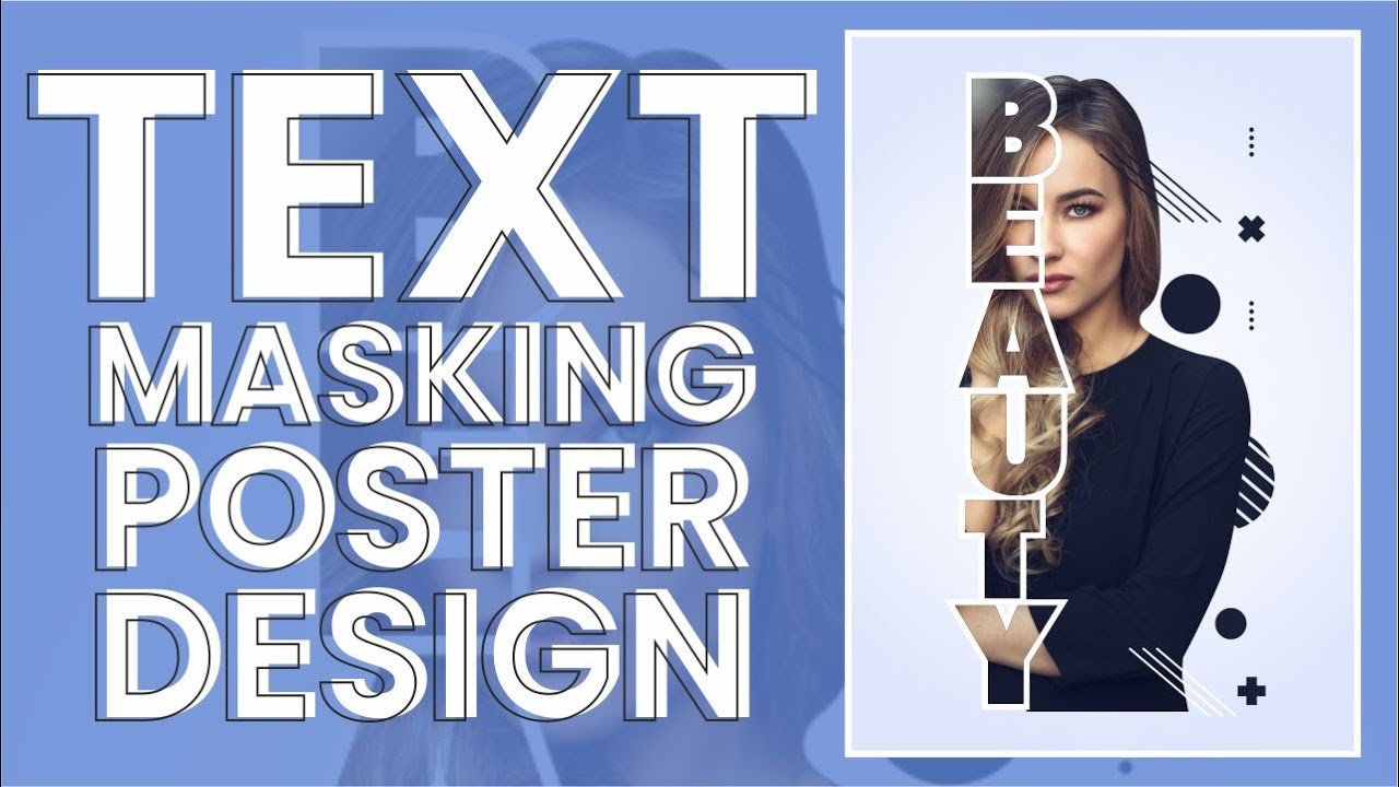 Text Masking Poster Design I CorelDraw tips & tricks I #coreldraw # ...