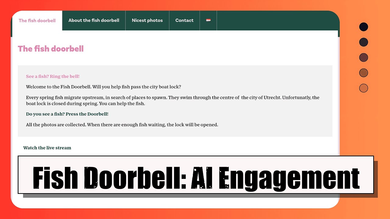 Fish Doorbell in Utrecht: Engaging AI, Sustainability, and Public ...