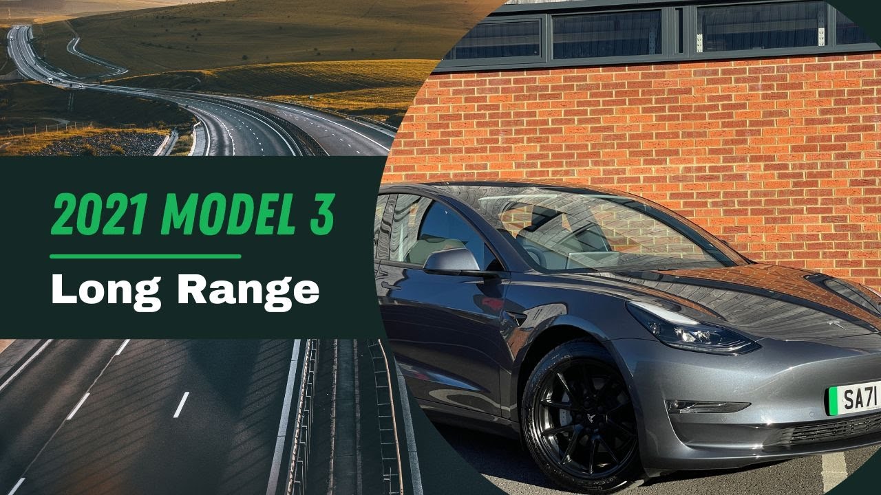 Walk round video of Tesla Model 3 Long Range 2021 - SA71NZH - YouTube