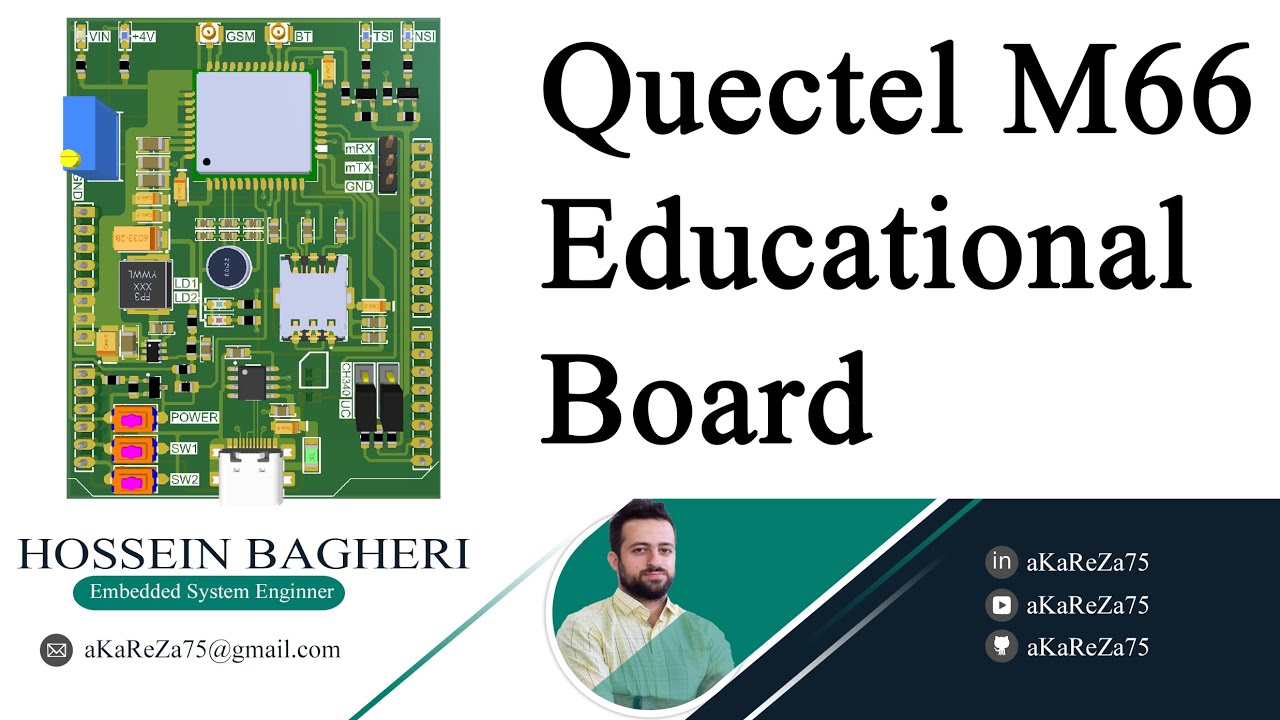 aKaReZa 120 - eBoard, Quectel M66 - YouTube