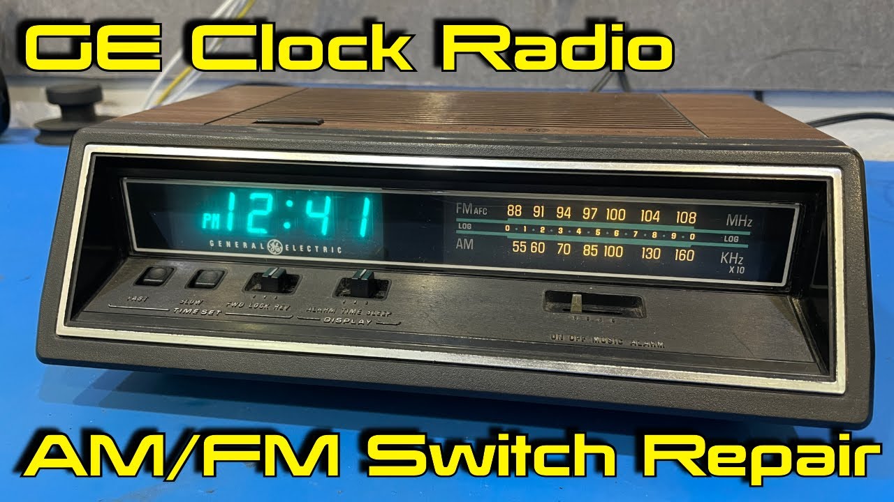 General Electric Model 4665 AM/FM Electronic Digital Clock Radio - AM ...