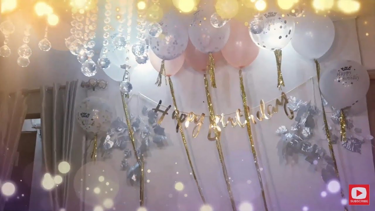 Easy and Quick DIY Birthday Backdrop | Easy Backdrop Tutorial - YouTube