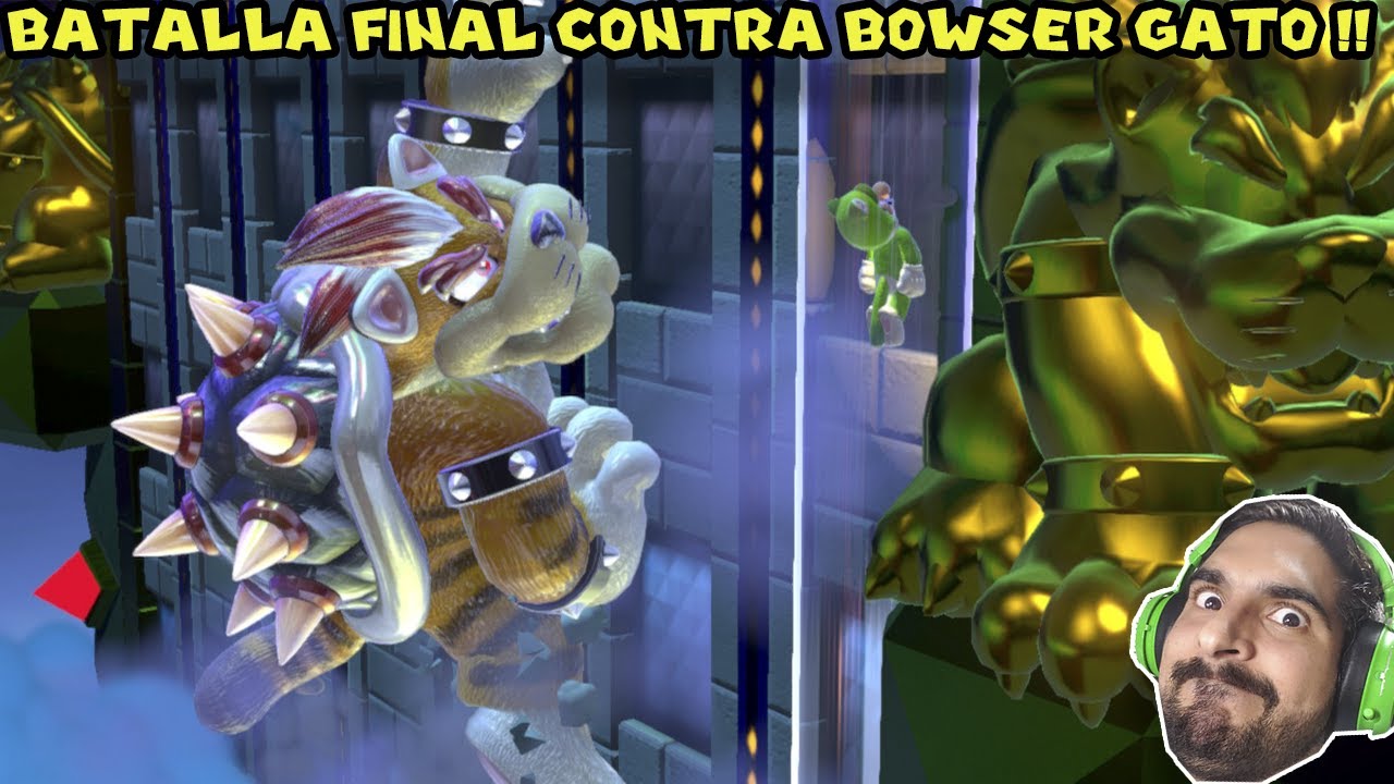 BATALLA FINAL CONTRA BOWSER GATO !! - Super Mario 3D World con Pepe el ...