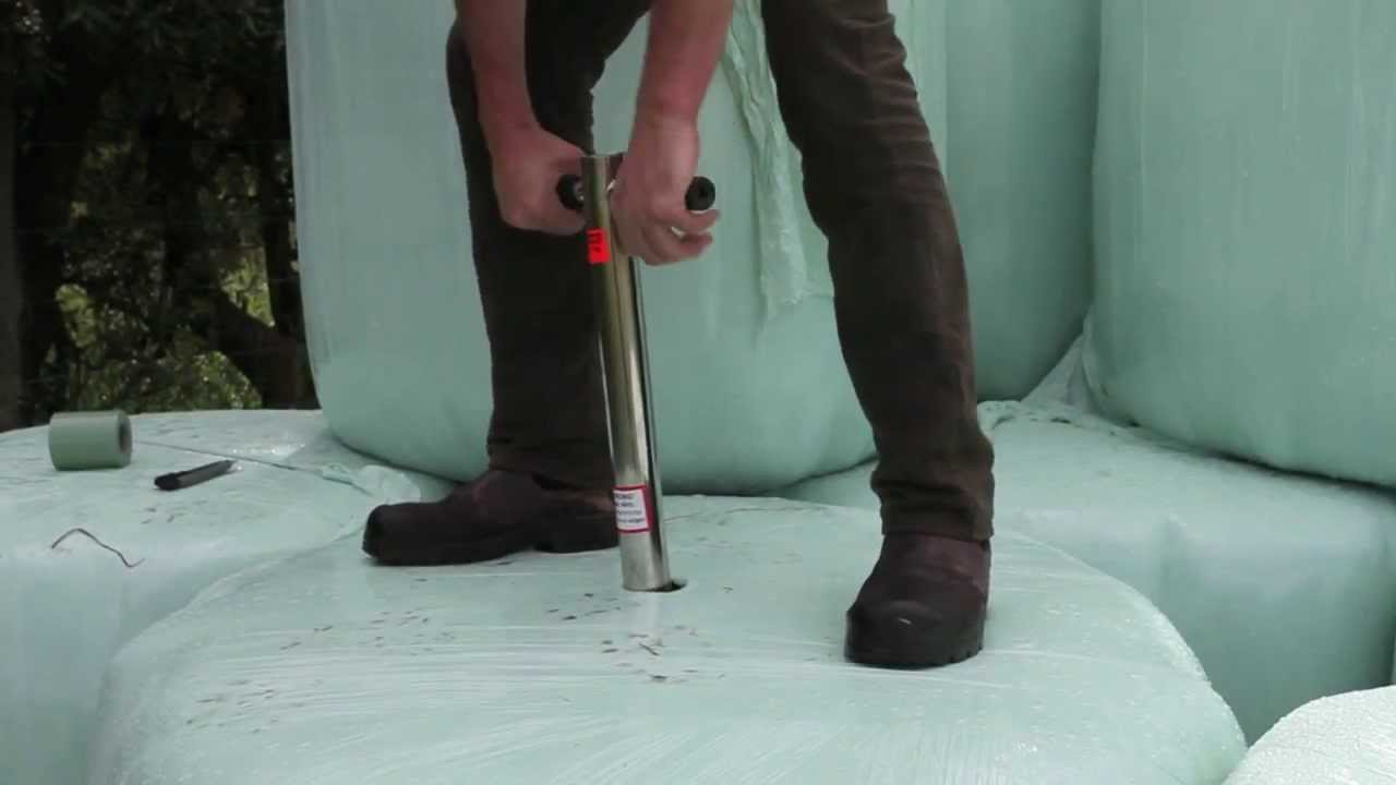 How to do a feed sample for your feed lab test on farmfeed.co.nz - YouTube