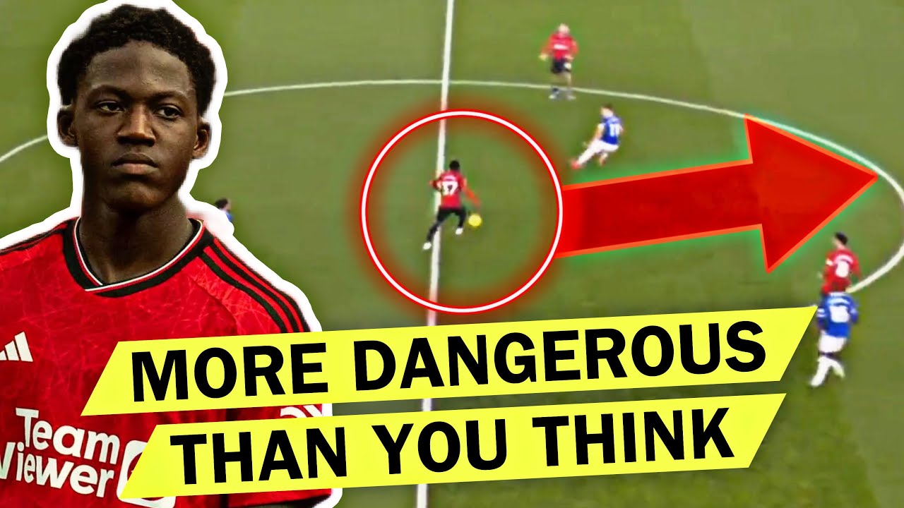 Kobbie Mainoo’s Full Debut vs Everton Was Insane! Highlights & Analysis ...