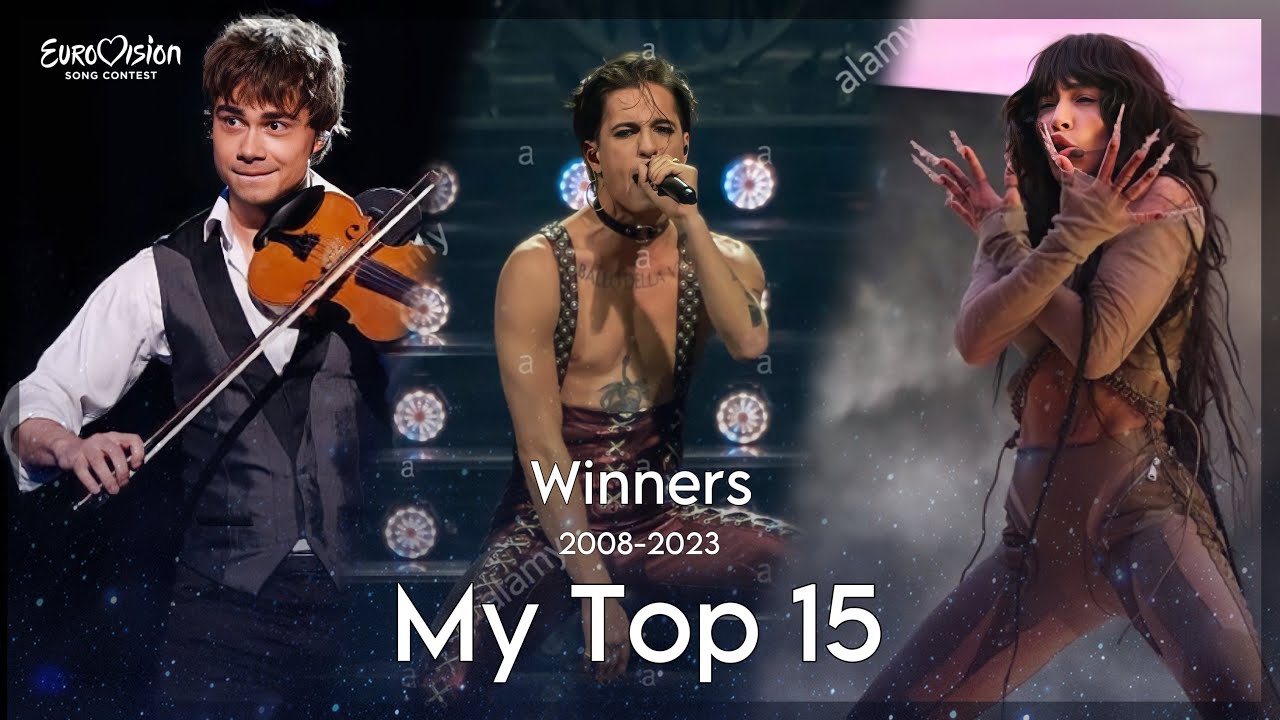 My Top 15 | Winners | Eurovision 2008-2023 - YouTube