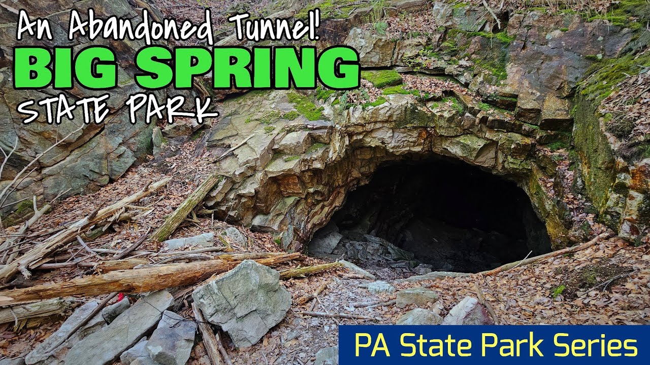 Explore an Abandoned Tunnel at Big Spring! PA State Park Series - YouTube