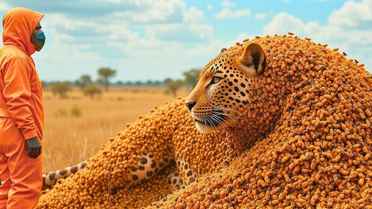 Animals injured by barnacles and parasites successfully rescued by a ...