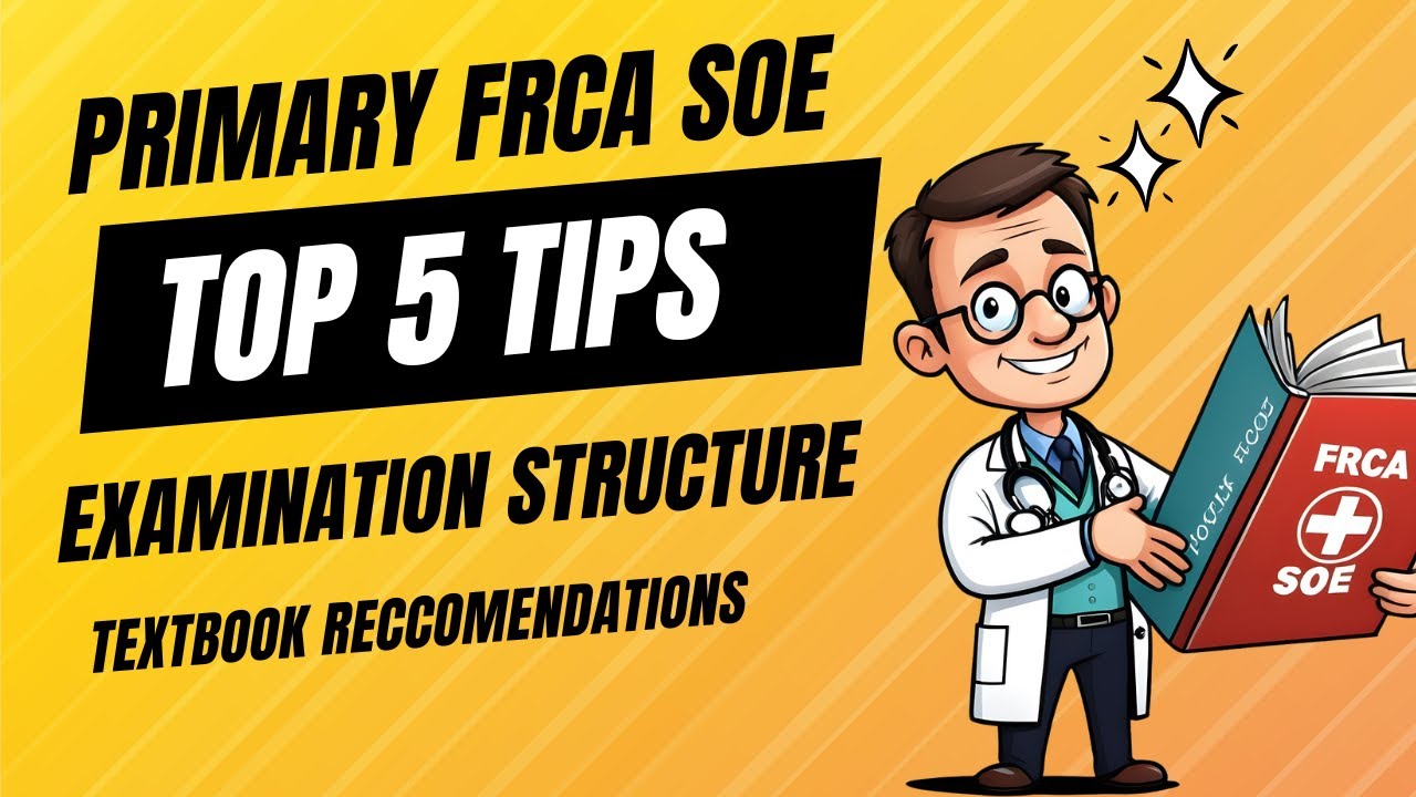 HOW TO STUDY/PASS YOUR PRIMARY FRCA SOE! MY TOP 5 TIPS AND TEXTBOOK ...