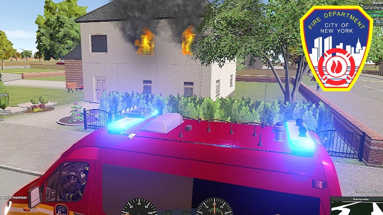 Emergency Call 112 – FDNY Responds to House Fire! 4K - YouTube