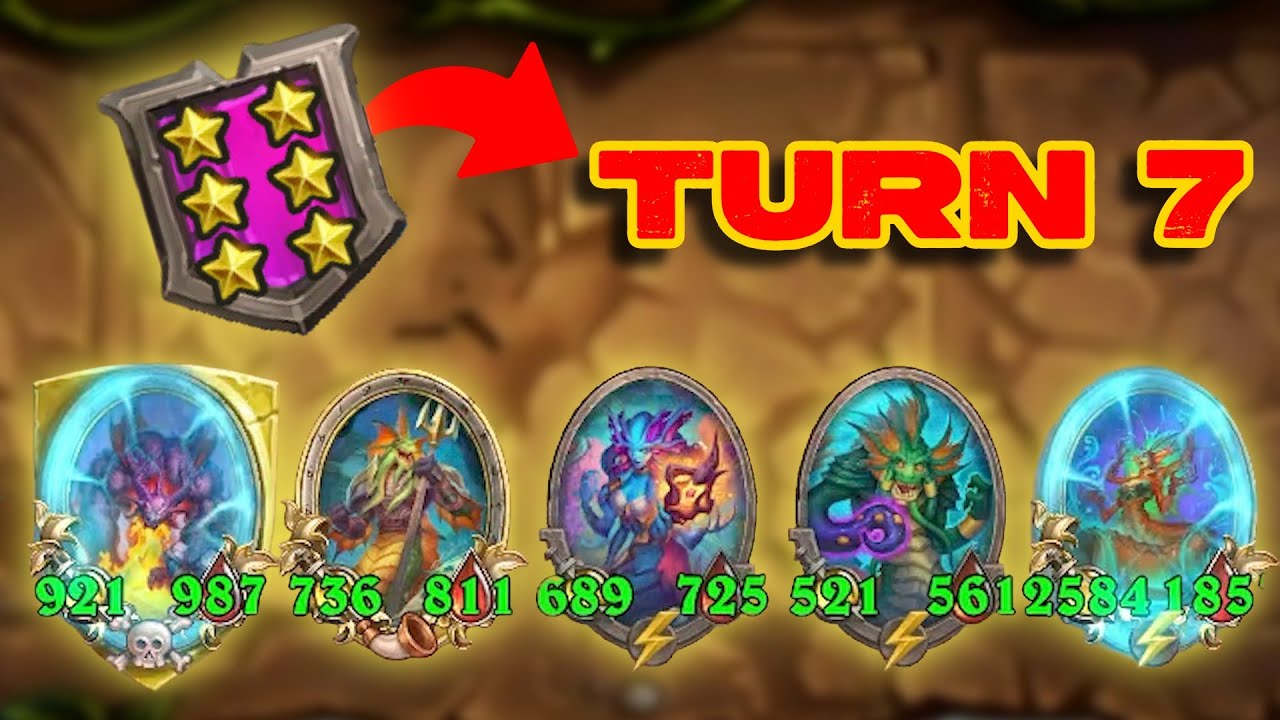 Tier 6 on Turn 7 into PURE NAGA build! | Hearthstone Battlegrounds ...