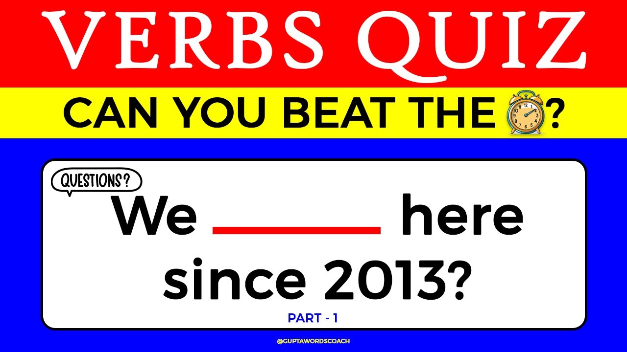 Verb Forms Quiz | Improve English | English Grammer | Secrets Revealed ...