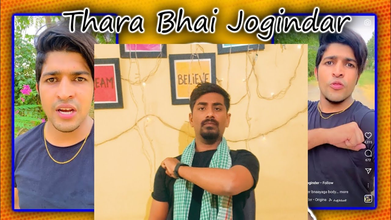 thara bhai joginder interview / thara bhai joginder rost @Thara.Bhai ...