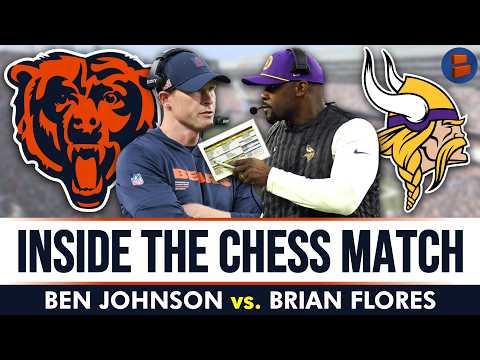Ben Johnson vs. Brian Flores - Inside The CHESS MATCH of Bears vs. Vikings