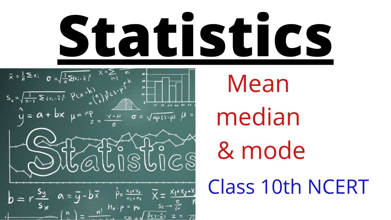 Class 10th NCERT mathematics chapter 14 statistics| mean median and ...
