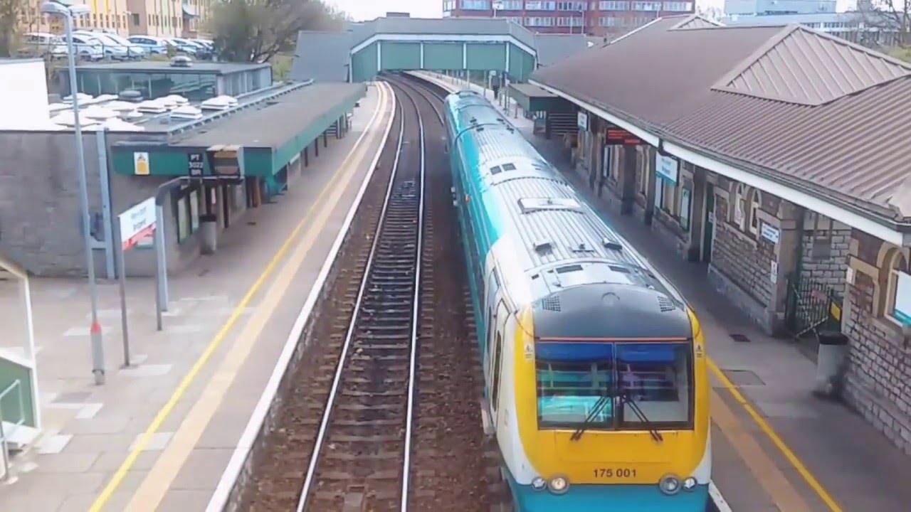 Hyperlapse Bridgend Train Station - YouTube