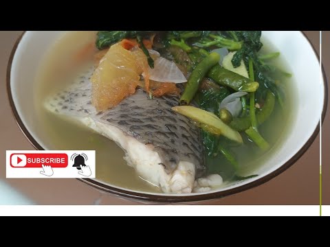 Lutong Ilocano, Super Sarap ang sabaw.Ginalpong na Tilapya in kamatis ...