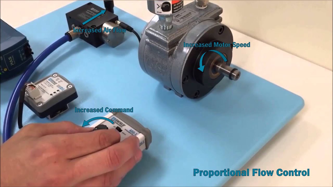 Proportional Flow Control - Enfield Technologies - YouTube