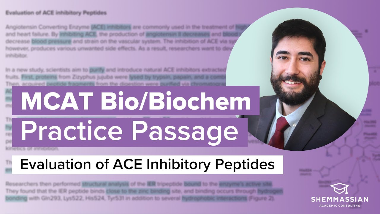 Can you solve this MCAT Biochem Practice Passage? - YouTube