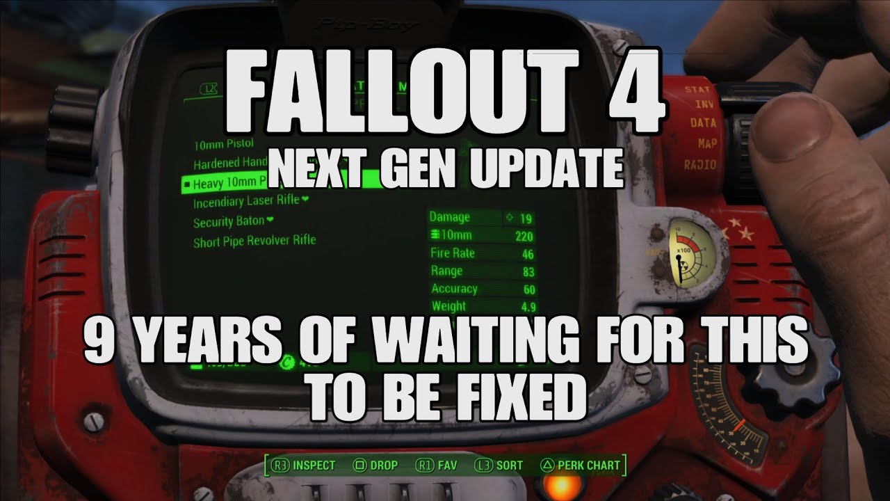 FALLOUT 4 SHOWING YOU WHAT THE NEXT GEN UPDATE ACTUALLY LOOKS LIKE (PS5 ...