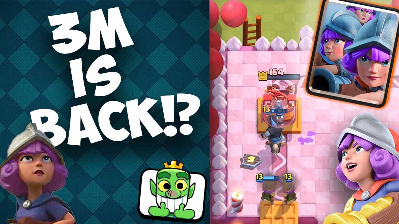 How to use the IMPROVED THREE MUSKETEER in Clash Royale | Royal Tech ...