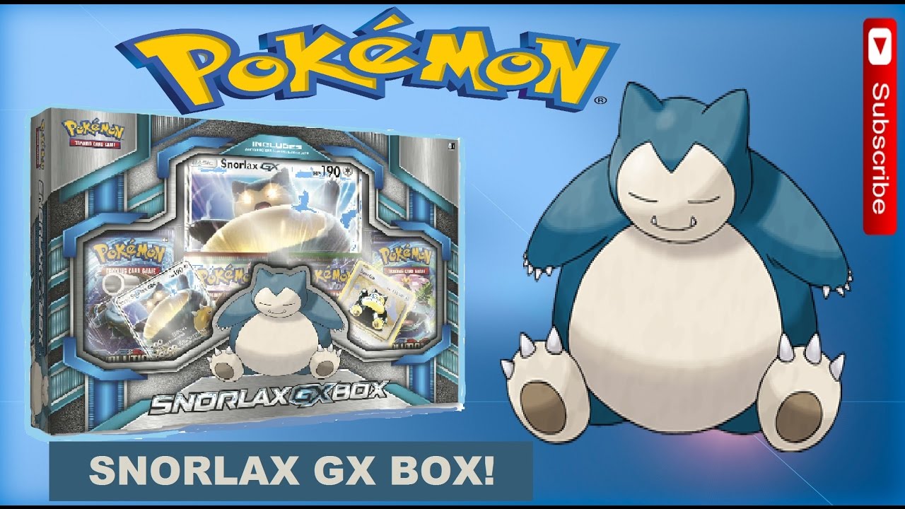 Snorlax GX Box - YouTube