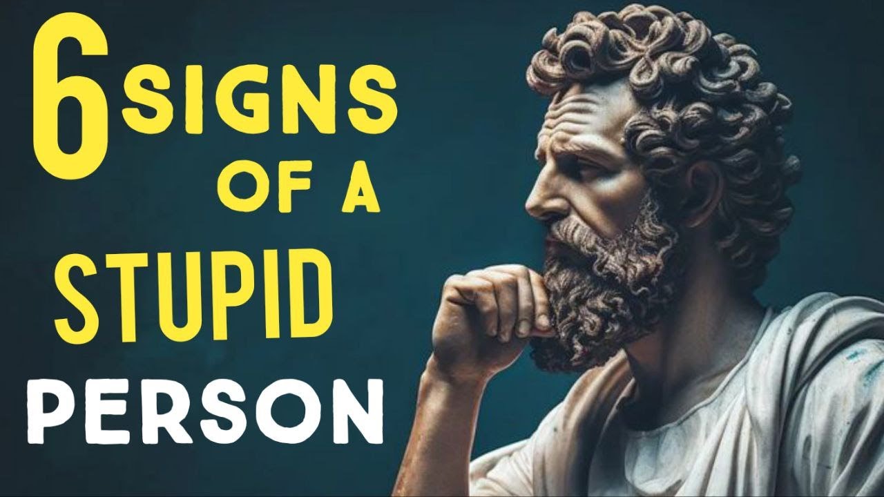 6 signs of a stupid person - YouTube