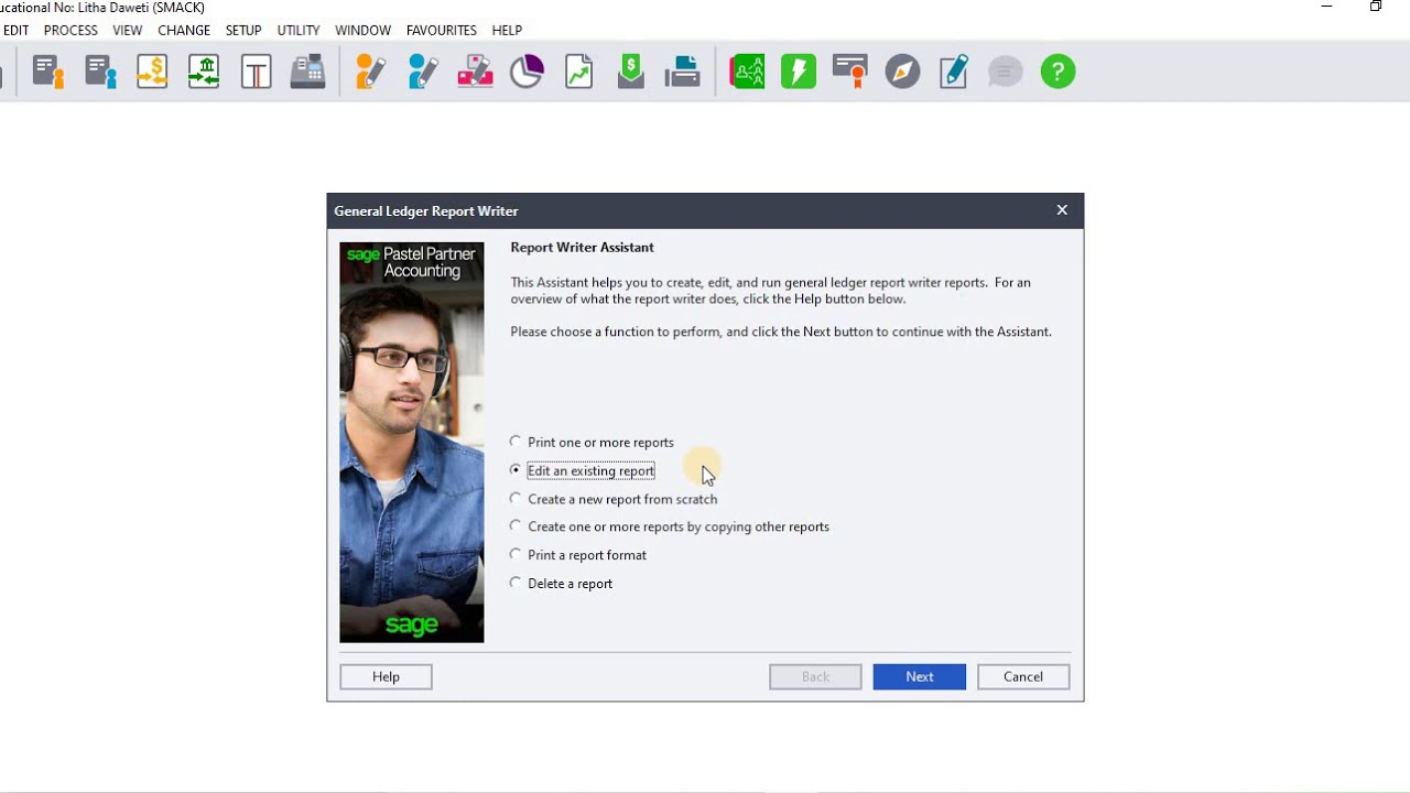CFS N6 Module 2- Part 5 Report Writer continuation - YouTube