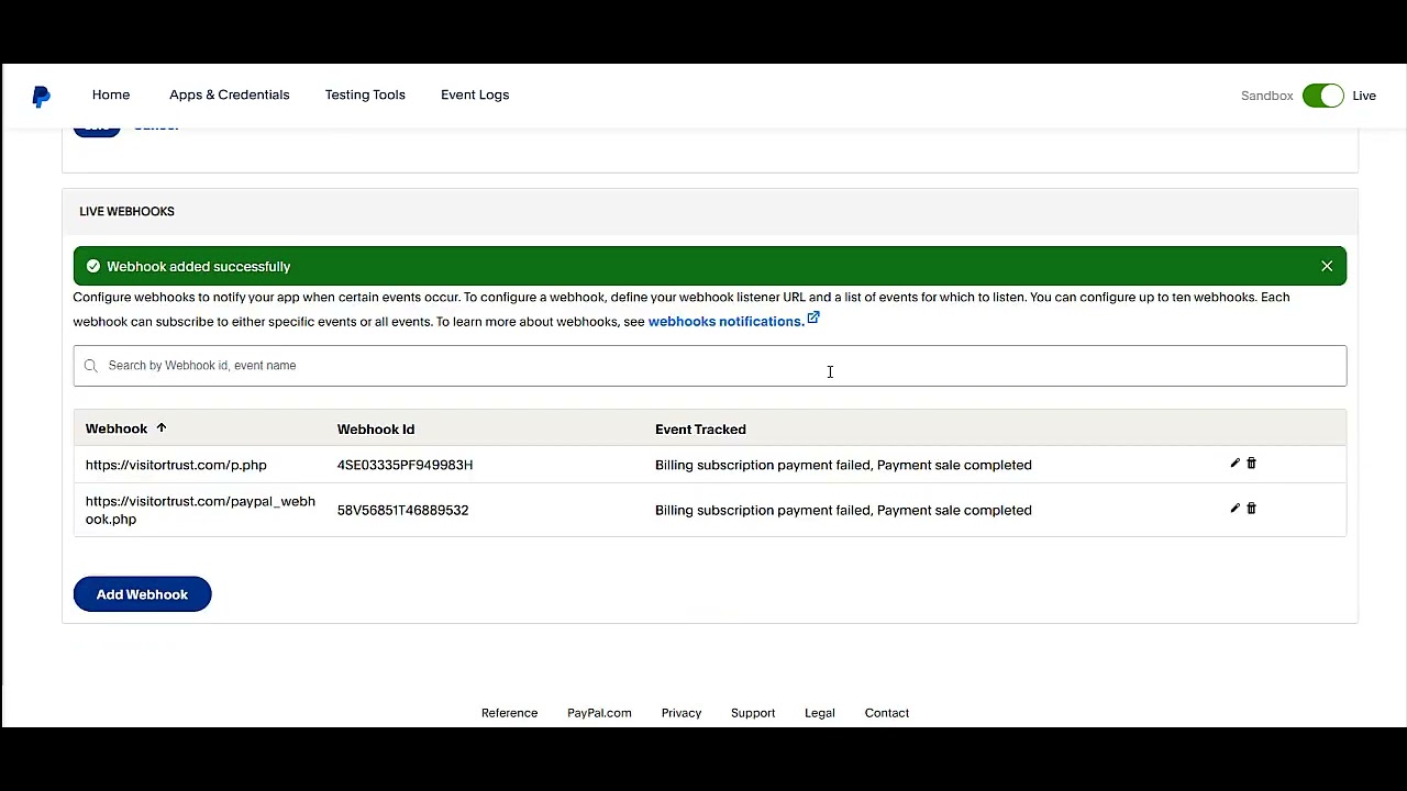 Configuring your PayPal account to enable secure, reliable payment processing with VisitorTrust ...