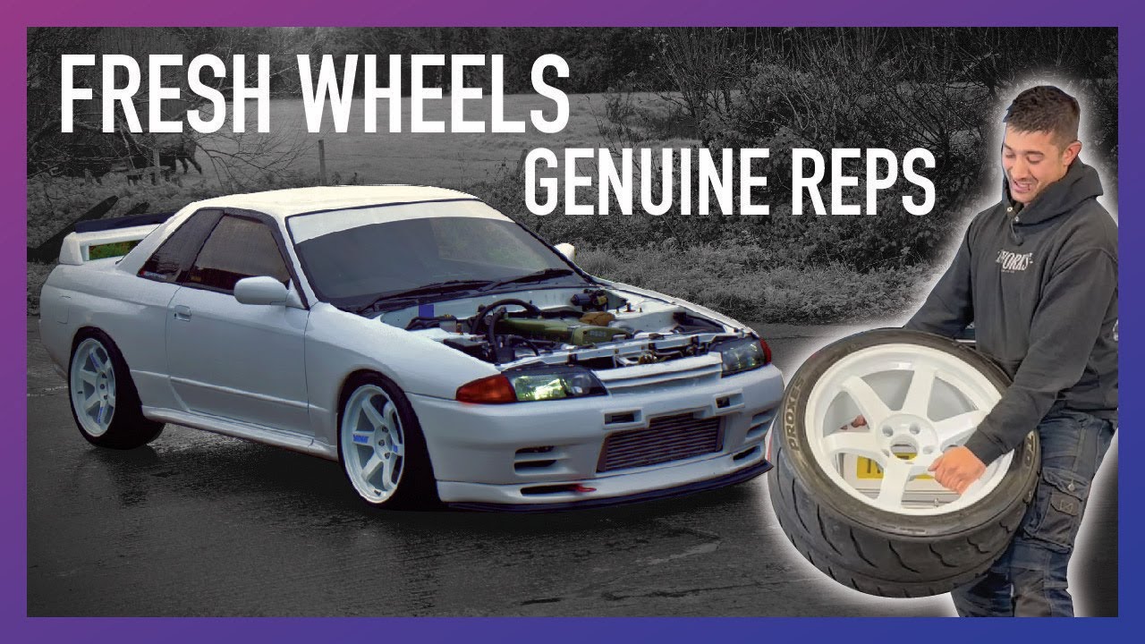 Powder Coating Nissan Skyline TE37 wheels - YouTube